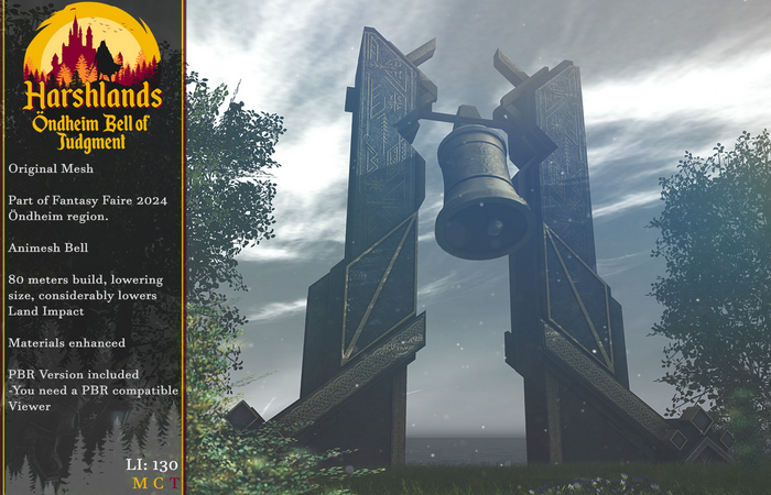 Second Life Marketplace - [Harshlands] Ondheim Bell of Judgment